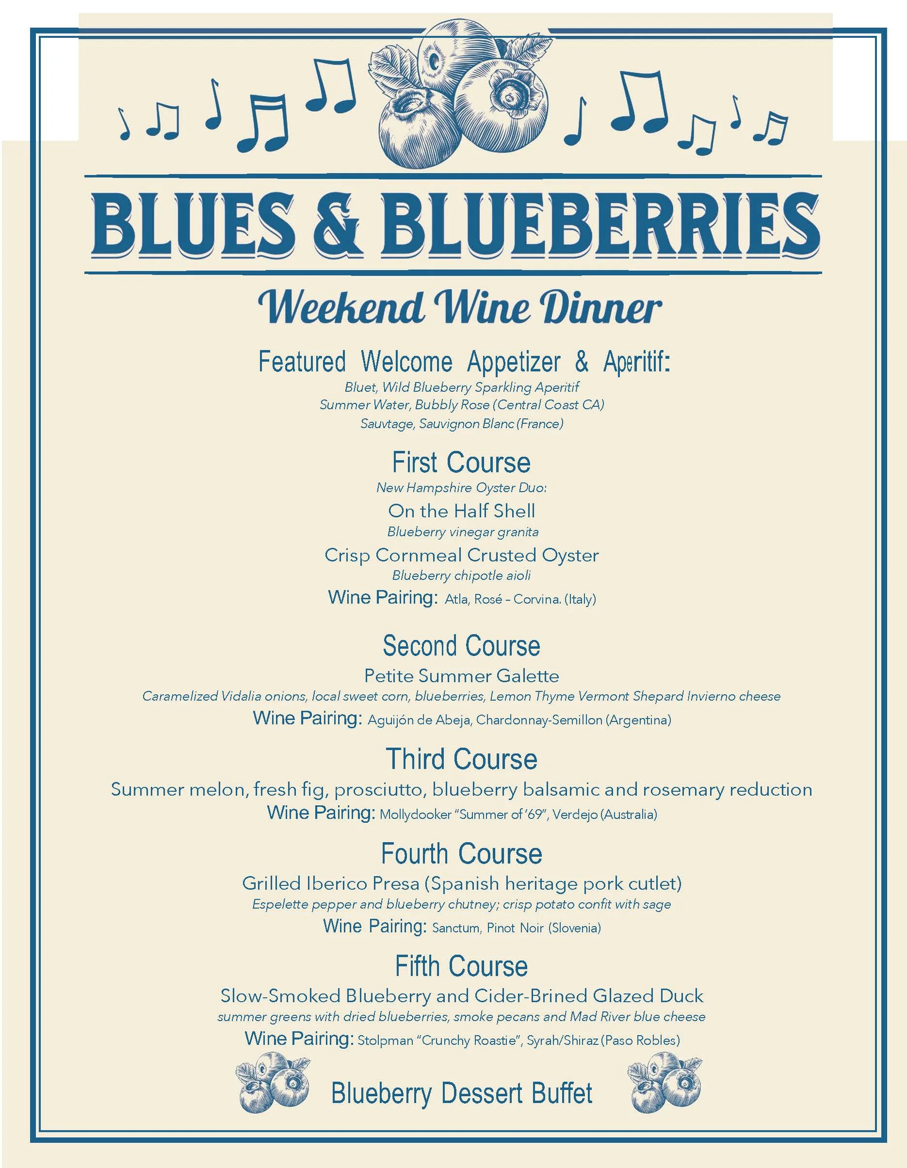 Monthly Wine Dinners | Colby Hill Inn in Henniker, New Hampshire